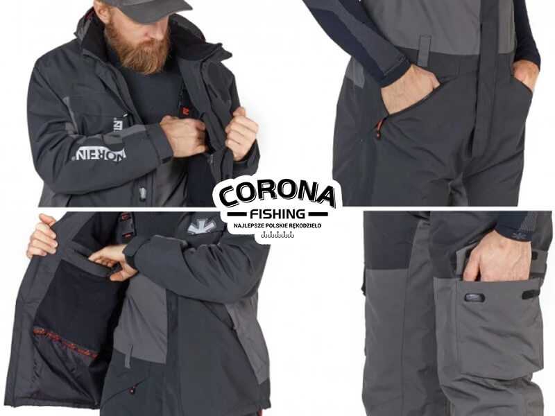 Ciepły Kombinezon Wędkarski na Łódkę - Norfin Boat - Corona-Fishing