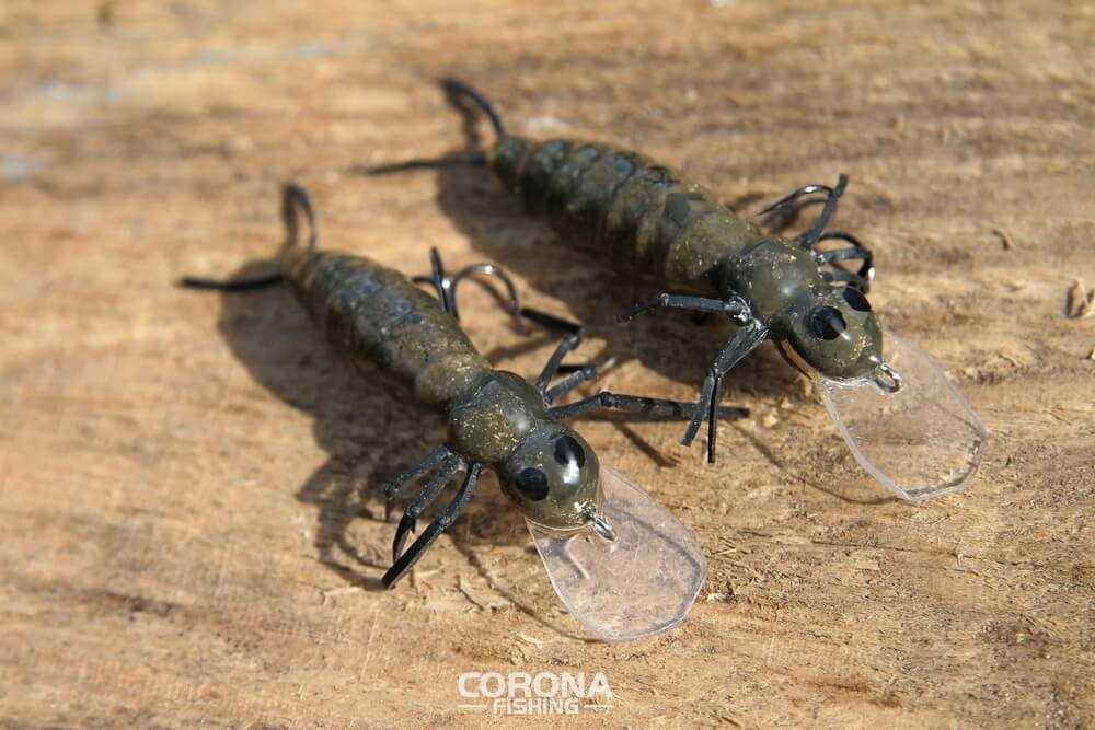 Larwa Ważki - wobler na pstrąga - Corona-Fishing